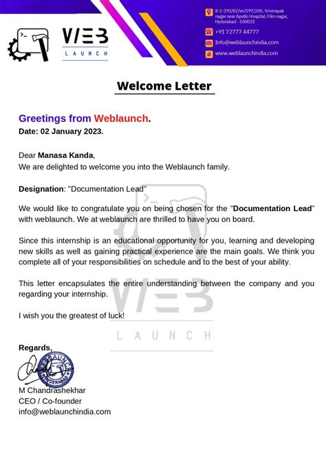 Manasa Kanda On Linkedin Webdevelopment Opportunity Success Weblaunch Team Documentation