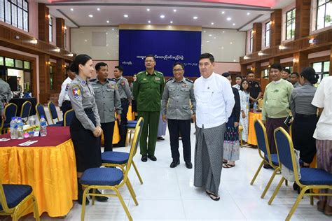 ရခိုင်ပြည်နယ်ဝန်ကြီးချုပ် ဦးထိန်လင်း အထူးနေ့လယ်စာတည်ခင်းဧည့်ခံပွဲတက