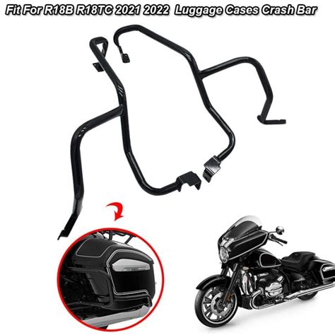 R 18 B Motorcycle Luggage Cases Saddlebags Tool Box Storage Trunk Crash Bar Bumper Fit For Bmw