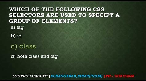 Mcq Css Part 1 Youtube