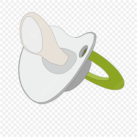 만화 아기 젖꼭지 귀여운 일러스트 그림 녹색 손잡이 만화 아기 젖꼭지 녹색 손잡이 아기 Png 일러스트 및 Psd 이미지
