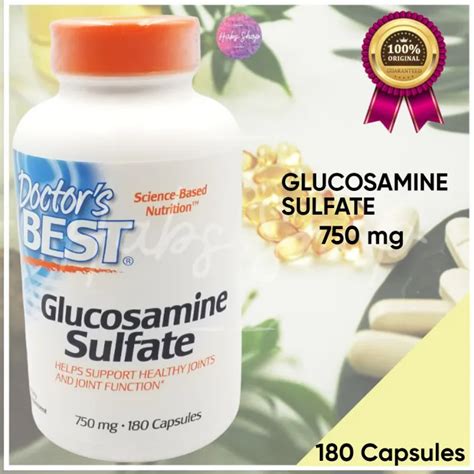 Doctors Best Glucosamine Sulfate 750 Mg 180 Capsules Lazada Ph