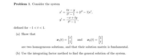 solved problem 1 ﻿consider the