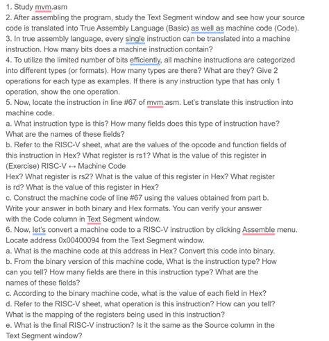 Solved Mvm Asm Matrix Vector Multiplication This Program