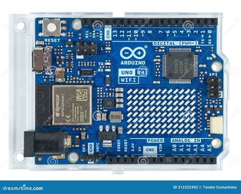 bucharest romania 03 19 2024 arduino uno r4 is a development board