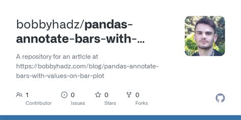 Github Bobbyhadzpandas Annotate Bars With Values On Bar Plot A