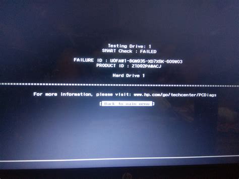 Smart Hard Disk Error Hp Support Community 7190555