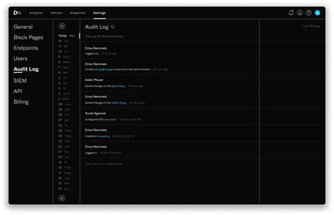 Audit Log Curity Documentation