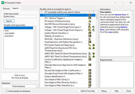 System Exec Vi Ni Community