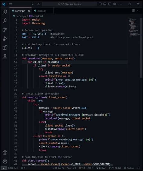 [video] hirshan warsi on linkedin oasisinfobyte techinternship chatapplication python