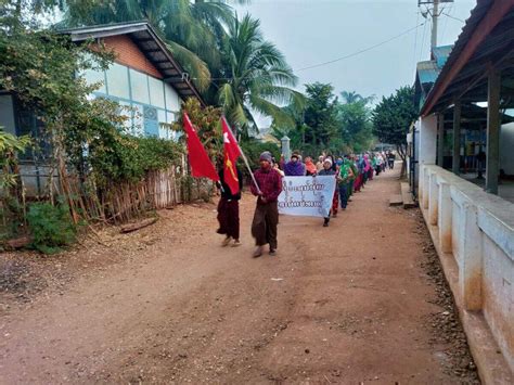 ယင်းမာပင်မြောက်ခြမ်း ရွာပေါင်းစုံ သပိတ်စစ်ကြောင်း စစ်အာဏာရှင် တော်လှန