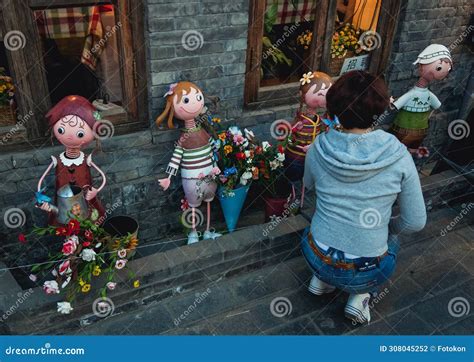 Nanluoguxiang Hutong In Beijing City China Editorial Photography Image Of Landmark Capital