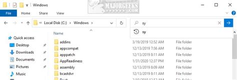 Restore File Explorer Classic Search In Windows MajorGeeks
