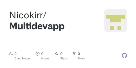 Github Nicokirr Multidevapp