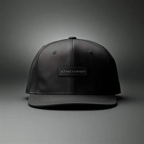 Snapback Hat Realistic Mockup Template Premium Ai Generated Image