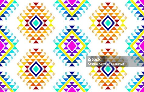 기하학적 민족 패턴 디자인 아즈텍 패브릭 카펫 만다레 장식 보헤론 쉐브론 직물 장식 벽지 부족 칠면조 아프리카 인도 전통 자수 벡터 일러스트 배경 0명에 대한 스톡 벡터