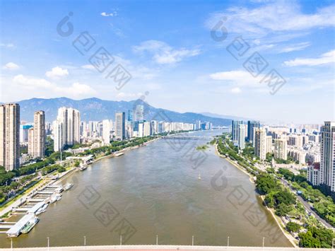 福建福州城市风光交通航拍摄影图 包图企业站