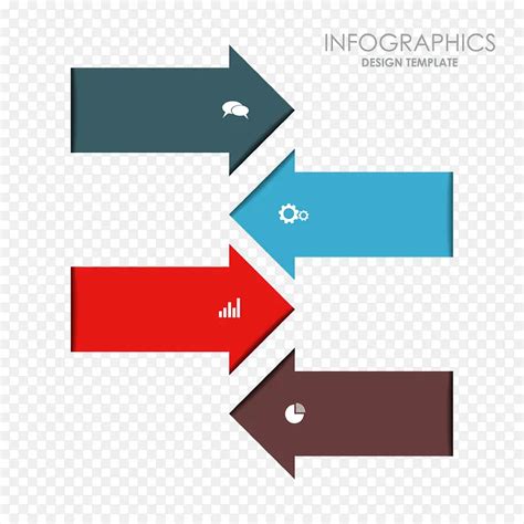 矢量彩色箭头信息图表PNG图片素材下载 图片编号yjajgnlq 免抠素材网
