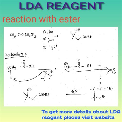 Lda Regentlda Reaction With Carbonyl Compoundlda Reaction With Ester