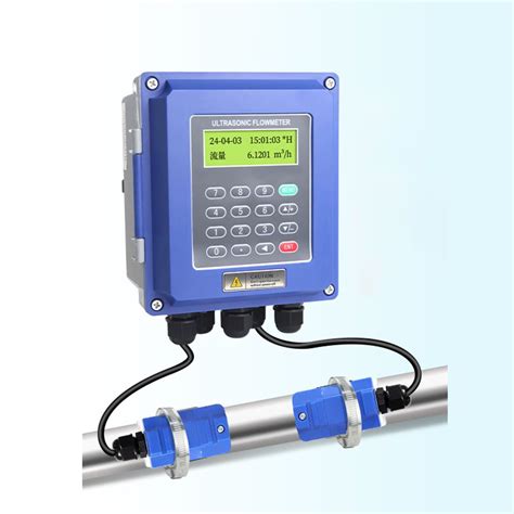 Liquid Flowmeter Water Meter Measurement 4 20ma Ultrasonic Flow Meter