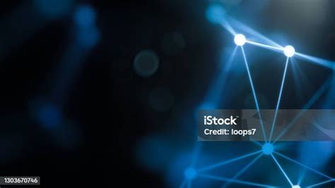 복사 공간을 가진 디지털 연결 네트워크 미래 지향적 배경 데이터에 대한 스톡 벡터 아트 및 기타 이미지 데이터 연결 점 연결하기 Istock