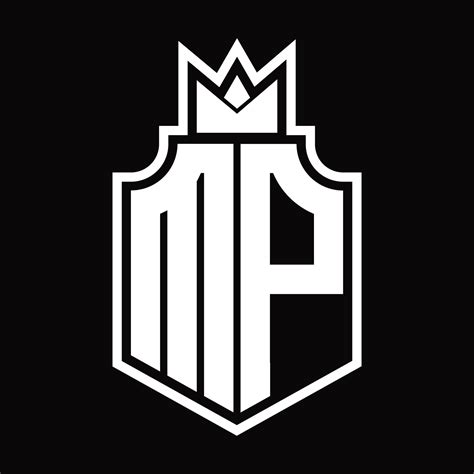 Mp Logo Monogram Design Template 16579965 Vector Art At Vecteezy