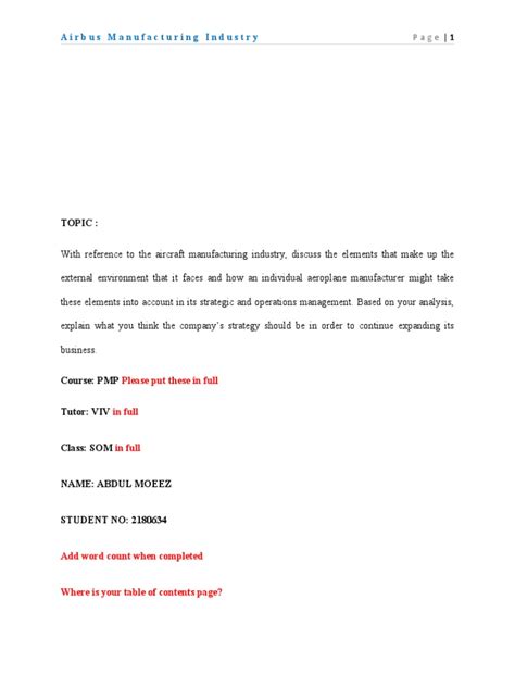 abdul moeez airbus 2nd pdf airbus economies