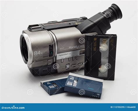 Video Camera For Vhs Cassettes Stock Image Image Of Mentmagnetic