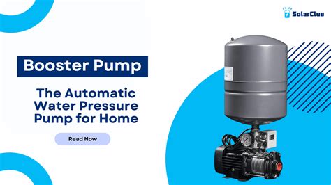 Booster Pump The Automatic Water Pressure Pump For Home