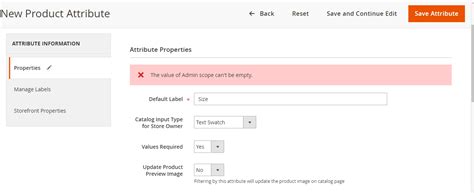 Magento2 Magento 23 The Value Of Admin Scope Cant Be Empty