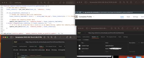 Using Api To Update Form Entry On Formidable Registration Form Formidable Forms Community