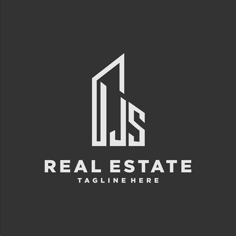 Js Initial Monogram Logo For Real Estate With Building Style 34548808 Vector Art At Vecteezy