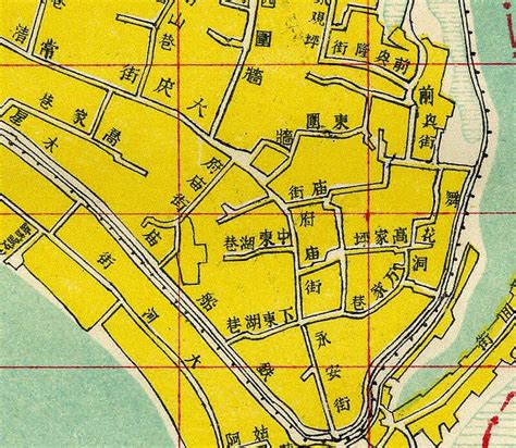 1947年《常德县城地籍一览图》历史地图网