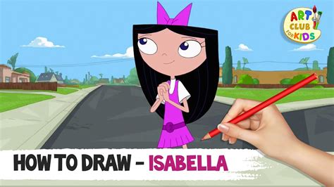 How To Draw Phineas And Isabella