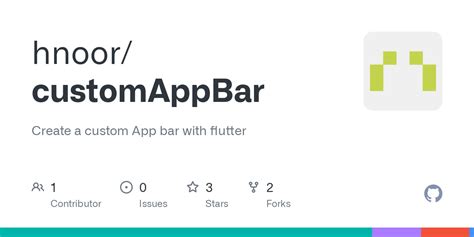 Github Hnoorcustomappbar Create A Custom App Bar With Flutter