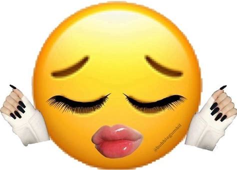 смайлик с ногтями и ресницами Создать мем Meme