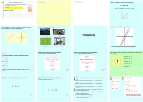 Parallel And Perpendicular Lines Maths Gcse Activinspire Lesson By Genmaths