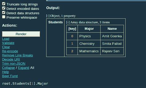 Online Json Viewer W3resource