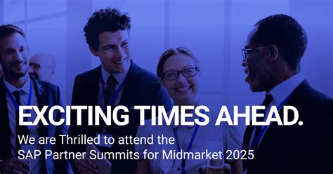 we re attending the sap partner summits for midmarket 2025 accelon