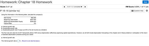 Solved Homework Chapter 18 Homework Save Score 0 Of 1 Pt 9