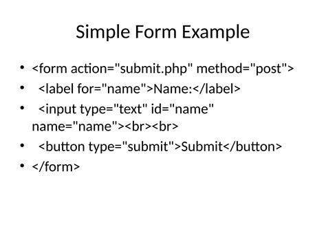 Htmltablesformsguide Pptx