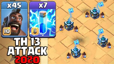 45 Hog 7 Lightning Spell 3 Ice Golem New Th13 War 3 Star Attack