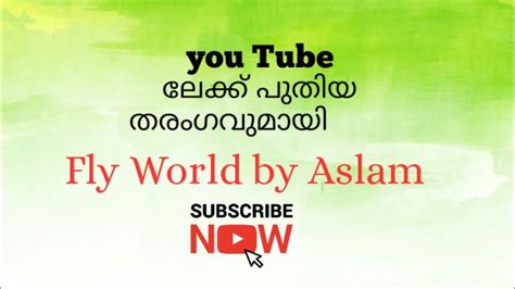 fly world by aslam intro youtube