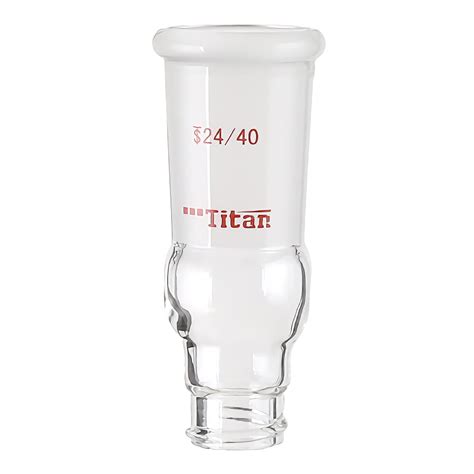 Jrlgd Glass Rotary Evaporator Vial Adapter With With 24 40 Upper Joint Lab Glassware Pack Of 1