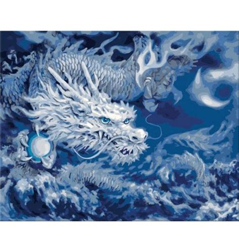 하늘을 나는 용 여의주 보석십자수 원형비즈 큐빅 전체수 선물용 B101084 티몬