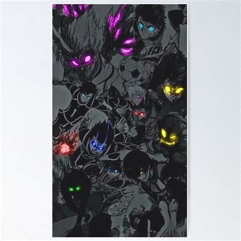 Blue Lock Isagi Nagi Bachira Rin Poster For Sale By Ichibidesign Redbubble