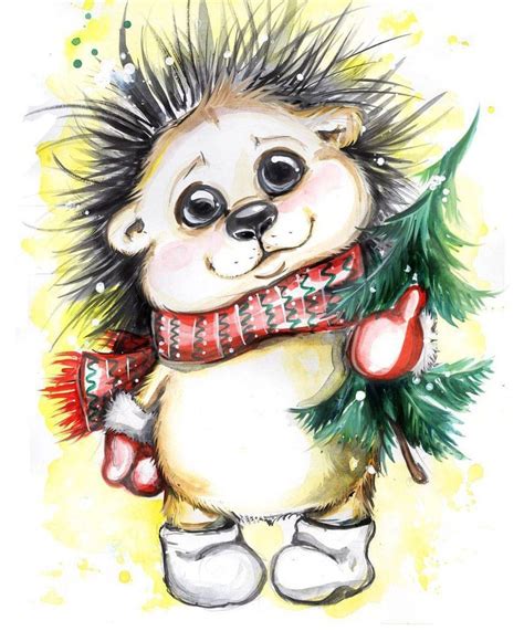 Картинки для скрапбукинга Christmas Illustration Watercolor Christmas Cards Christmas Art