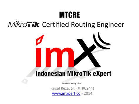 SOLUTION Mikrotik Mtcre Training Studypool