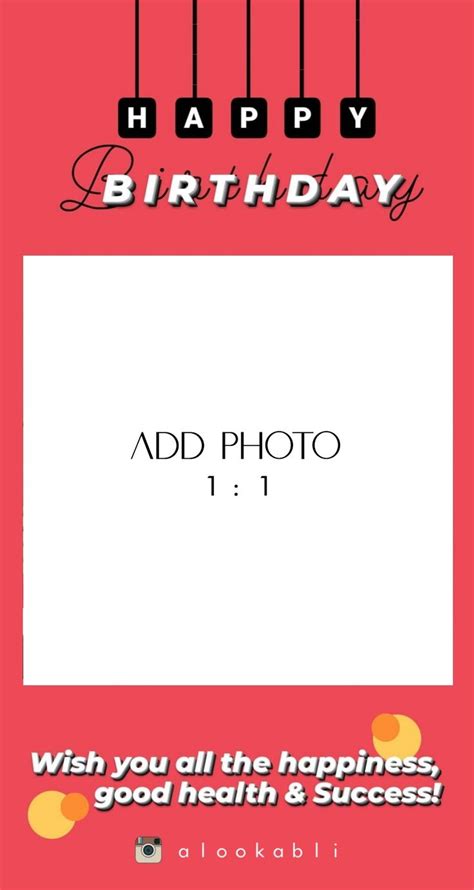 Instagram Birthday Template