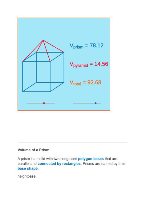 SOLUTION Volume Of Solids Definition Formulae Interactives And Examples Studypool